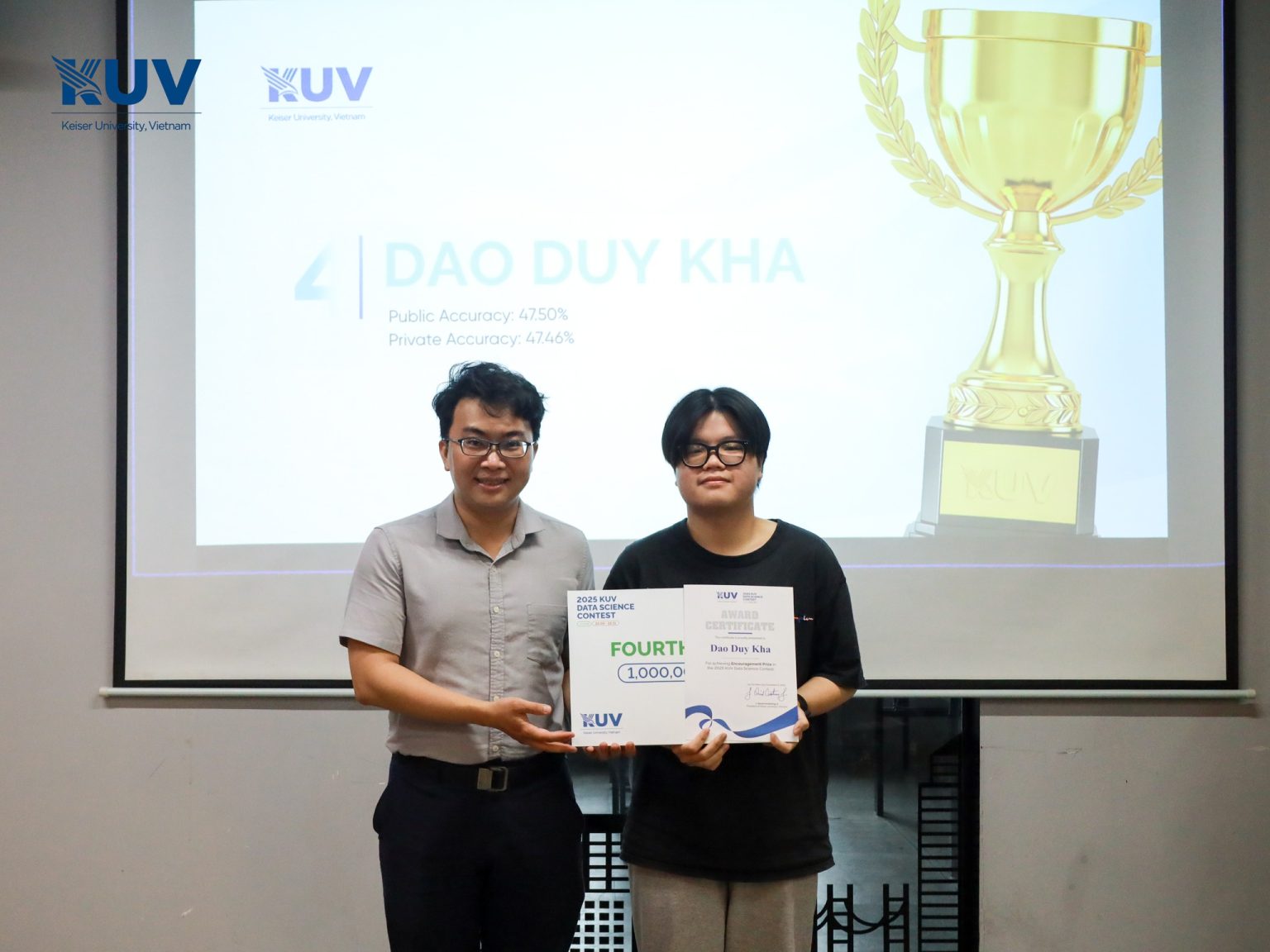 KUV Data Science Contest 2025 - Award Ceremony - KUV
